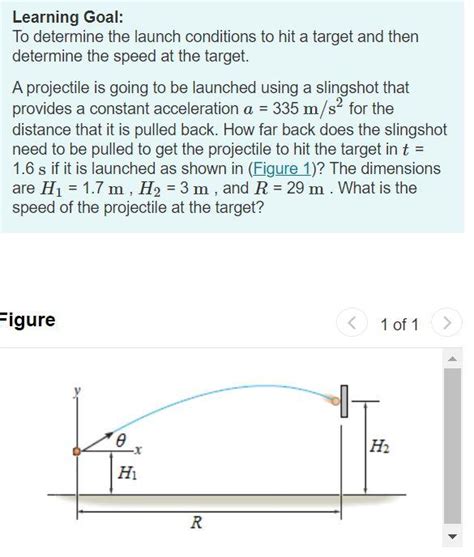 Solved Begin By Determining The Required Launch Velocity