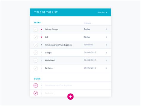Todo Widget By Edith Esther For Babe Miss Robot On Dribbble