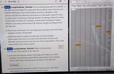 Solved Pleade Help By Including The Correct Excel Formula As