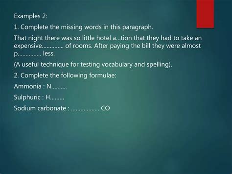 Objective Type Test Pptx