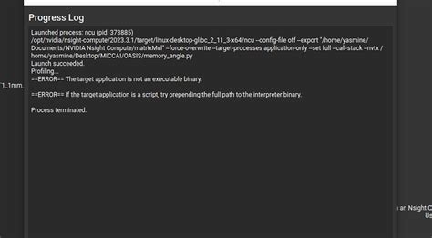 how to run nsight compute to get a bar graph for the floating