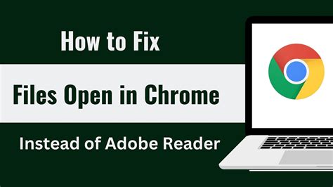 fix pdf files open in chrome instead of adobe reader youtube