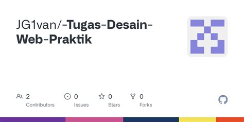 Github Jg1van Tugas Desain Web Praktik