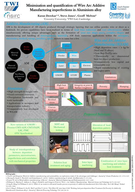 Pdf Minimisation And Quantification Of Wire Arc Additive