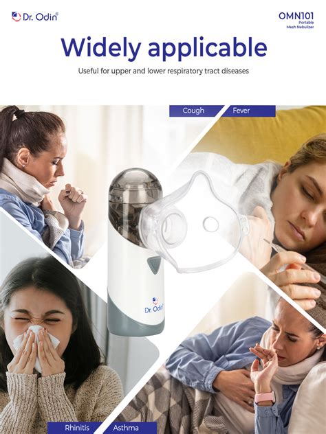 Portable Rechargeable Mesh Nebulizer Omn101 Top Choice Dr Odin