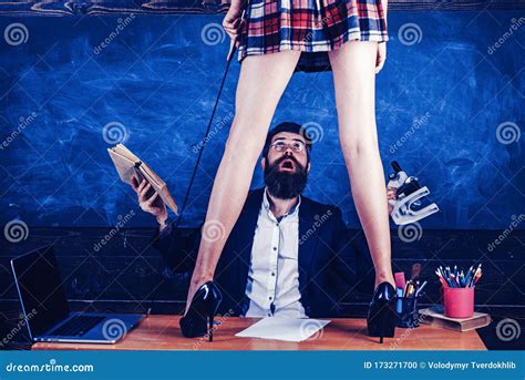 Teacher And Student Love Story Education Bearded Sexology Teacher Looks At Two Female