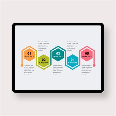multi hive linear powerpoint templates powerpoint free