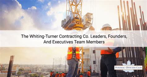 The Whiting-Turner Contracting Co. Leaders, Founders, And Executives ...