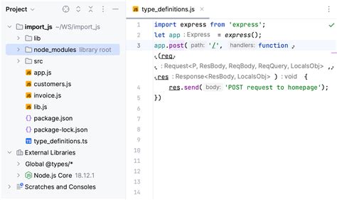 Configure Javascript Libraries Webstorm Documentation