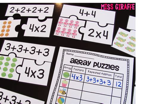 Miss Giraffe S Class How To Teach Arrays