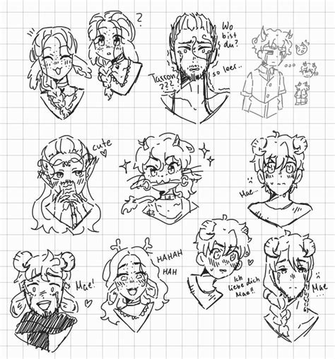 N Paar Skizzen Nach Der 17 Folge 🙌 R Blackheartarchiv