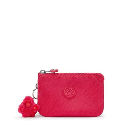 Kipling 여성용 Creativity 소형 파우치 다용도 화장품 키트 경량 나일론 여행 정리함 색종 티몬