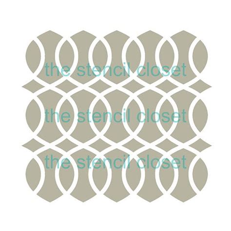 12x12 linked loops stencil