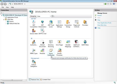 How To Install Ndchost Rapidssl Certificates On Iis7