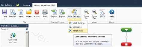 How To Create User Defined Action For Nintex Workflows In Sharepoint