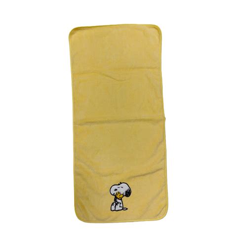 Snoopy Toalla Manos Y Cara Amarillo Wong