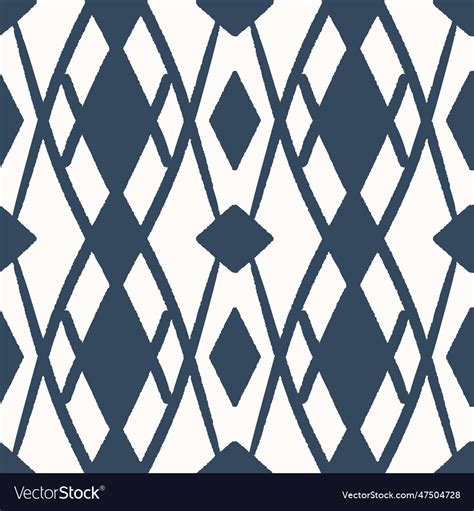 Monochrome Seamless Pattern With A Simple Vector Image