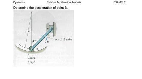 dynamicsrelative acceleration