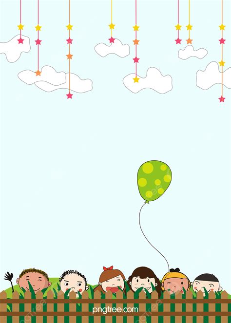 유치원 모집 만화 배경 배경 화면 및 일러스트 무료 다운로드 Pngtree