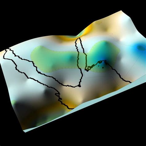 Heat Flow Map Deduced From The Curie Depth Estimates Red Star Shows