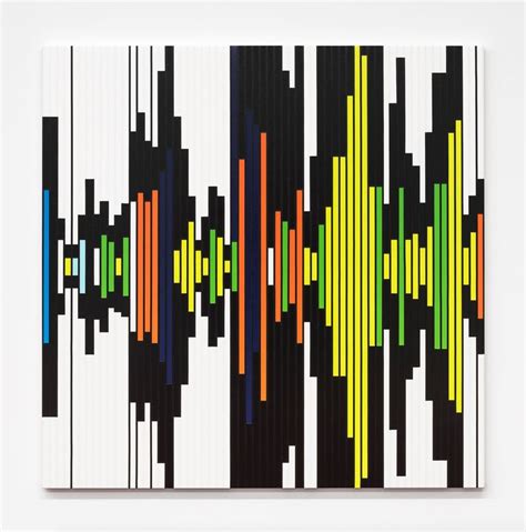 Sound Graph Sarah Morris Daily Art Geometric Art Morris