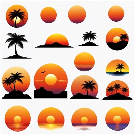 Sunset Vectors And Illustrations For Free Download