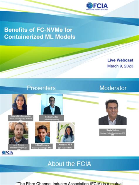 fcia benefits of fc nvme for containerized ml models 1 pdf machine