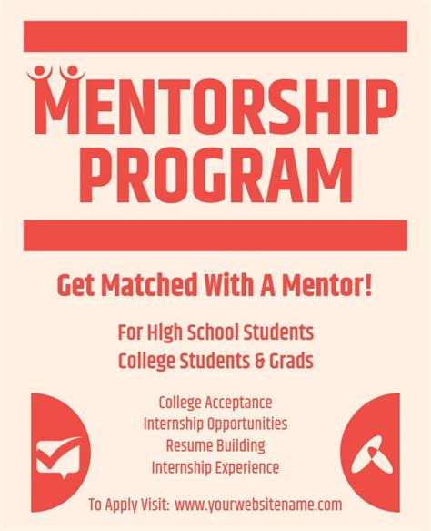 Mentor Flyer Templates Quick And Easy Flyer Design Ideas
