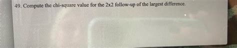 Solved A Chi Square Test Is Conducted To Test Whether The Chegg