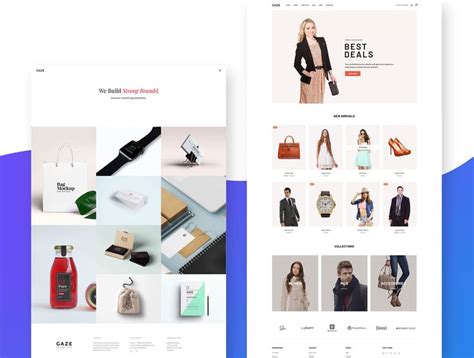 Gaze Multi Concept HTML Template Coded Templates Templates Landing Page Design Things To
