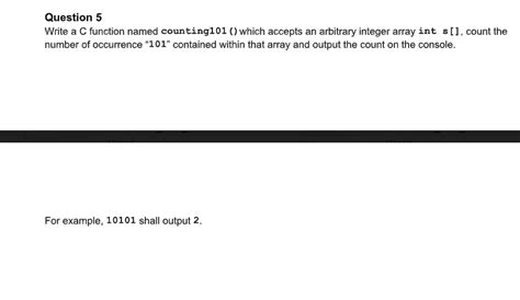 Solved Question 1 Write A Function Named Printarray To