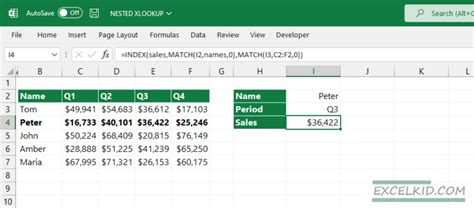 Nested Xlookup Formula Excel Bootcamp