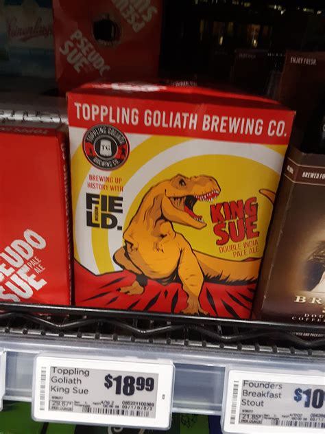 Has Anyone Seen This Cool Sue The T Rex Beer Rdinosaurs