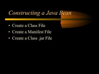 Deploying Java Beans In Jsp PPT Web Development Internet