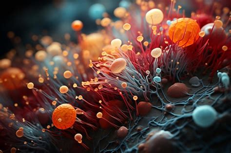 Premium Photo Bacteria Virus Or Germs Microorganism Cells Medical Illustration 3d Illustration