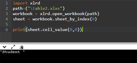 Read Excel File In Python