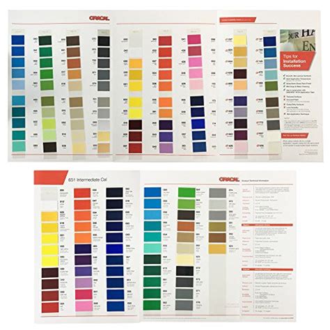 ORACAL 651 And 631 Color Charts Guide Matte Indoor Vinyl Sample Booklet