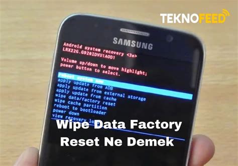 Wipe Data Factory Reset Ne Demek Nasıl Yapılır 2025