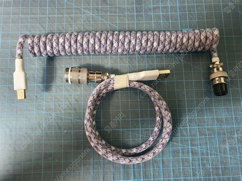 커스텀 항공 코일케이블 판매합니다 택포 4 키보드마우스스피커 중고나라