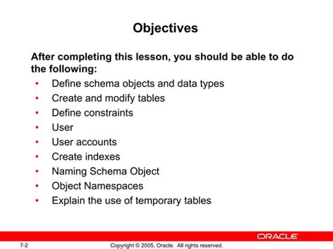 manage schema object ppt