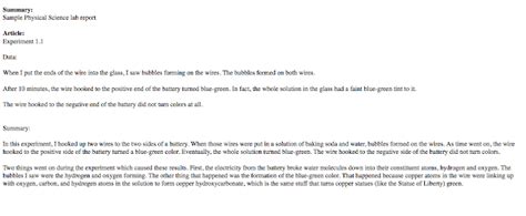 Apologia Physical Science How To Write A Lab Report