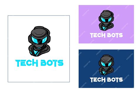 Premium Vector Modern Tech Bot Icon Logo Illustration