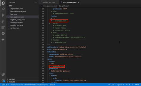 Prepare A Reporting Solution In Elastic Kubernetes Services With Istio