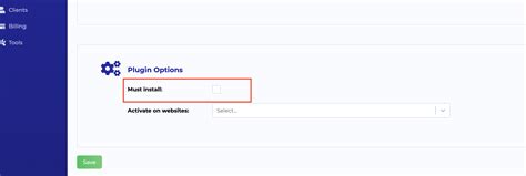 understanding the functionality of must install for plugins in staq