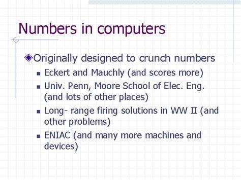 binary and decimal numbers cscin 100 dept computer