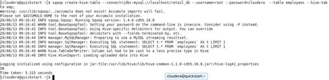 import table from sqoop to hive without data big data and sql