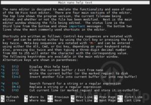 Guide To The Nano Text Editor Pi My Life Up