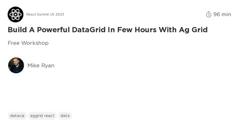 Build A Powerful Datagrid In Few Hours With Ag Grid