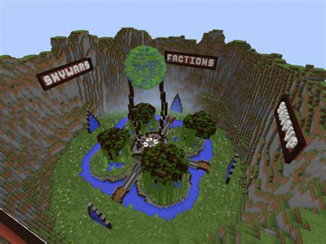 Small Server Hub Minecraft Map