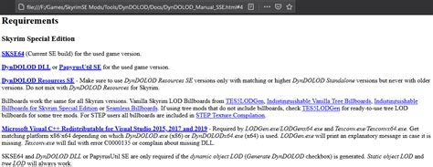 Can Not Find Dyndolod Resources Se Core Files Page 4 Dyndolod